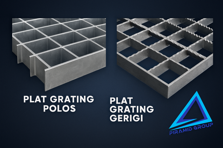 Perbedaan Plat Grating Polos dan Gerigi - Supplier Pipa Seamless
